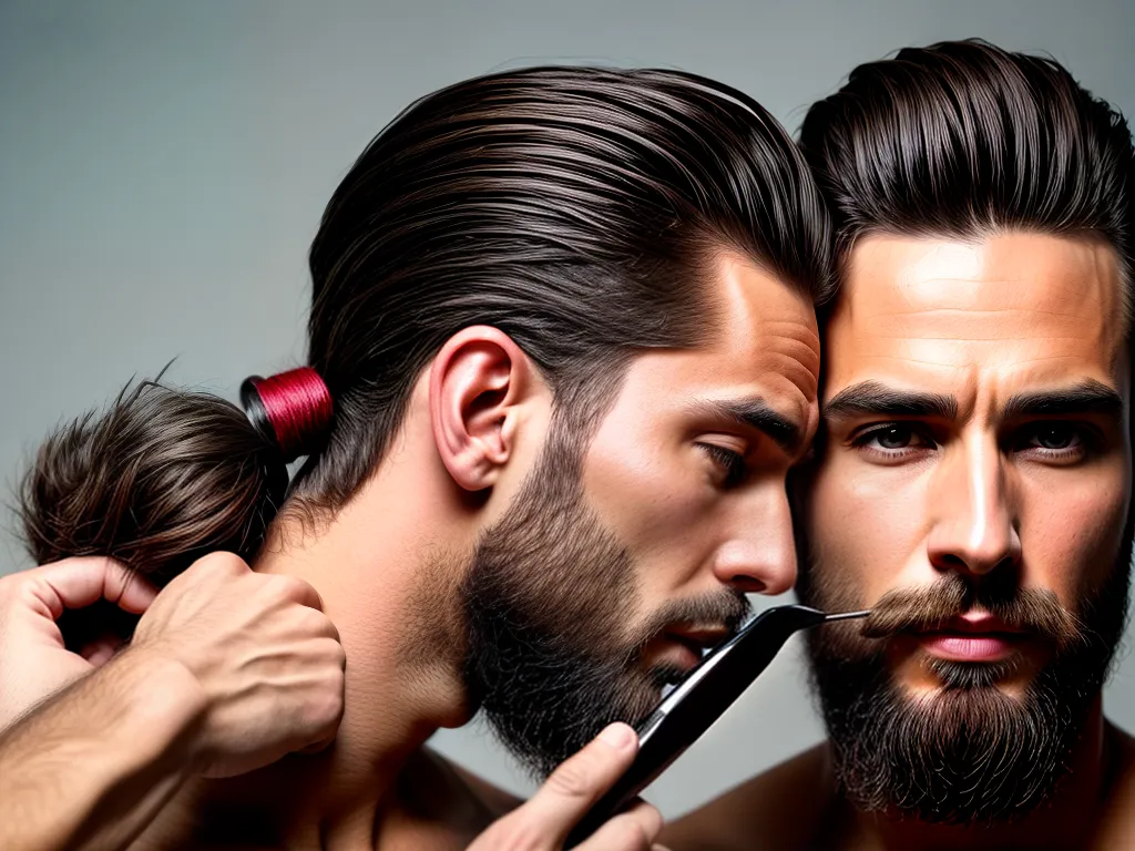 Revolutionize Seu Estilo com Cabelo Masculino Amarrado! - Barbearia.org