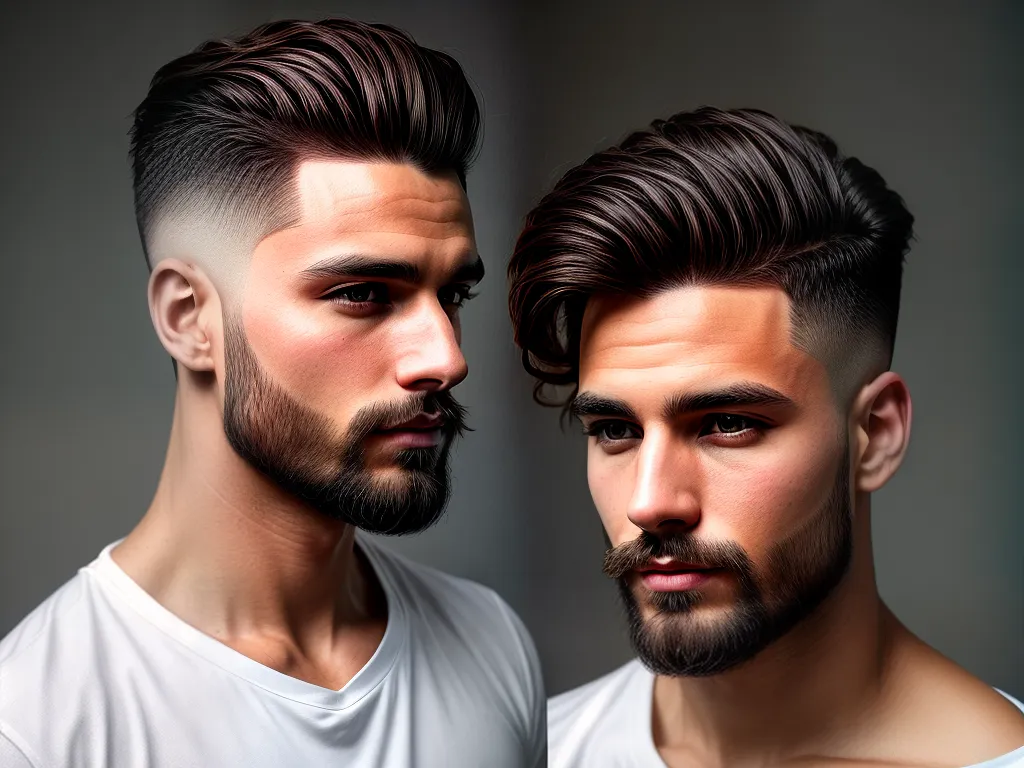 Transforme Seu Visual com o Incrível Low Fade em V para Cabelos ...